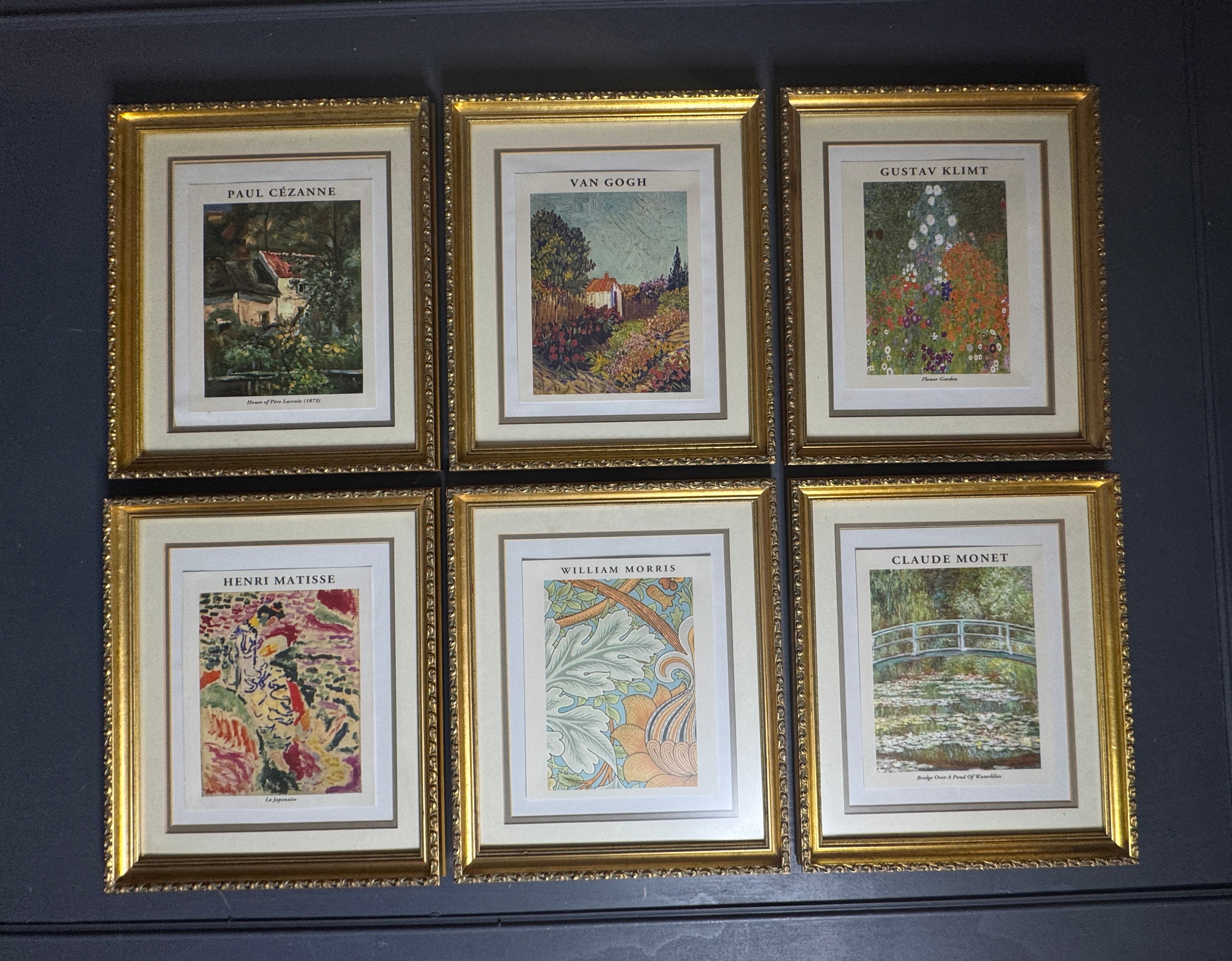 The Gilded Art Dupe Collection-Framed Print Set of Six – HomeUpstyle